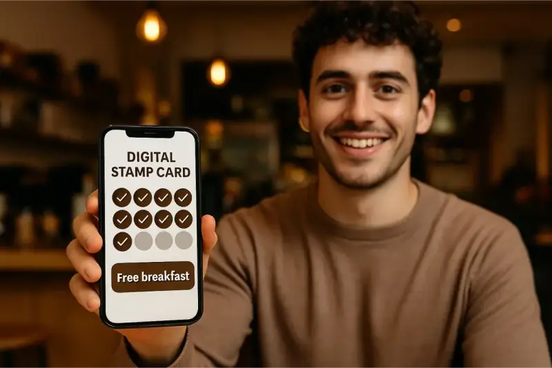 Online stamp card: building loyalty with a modern, effective system
